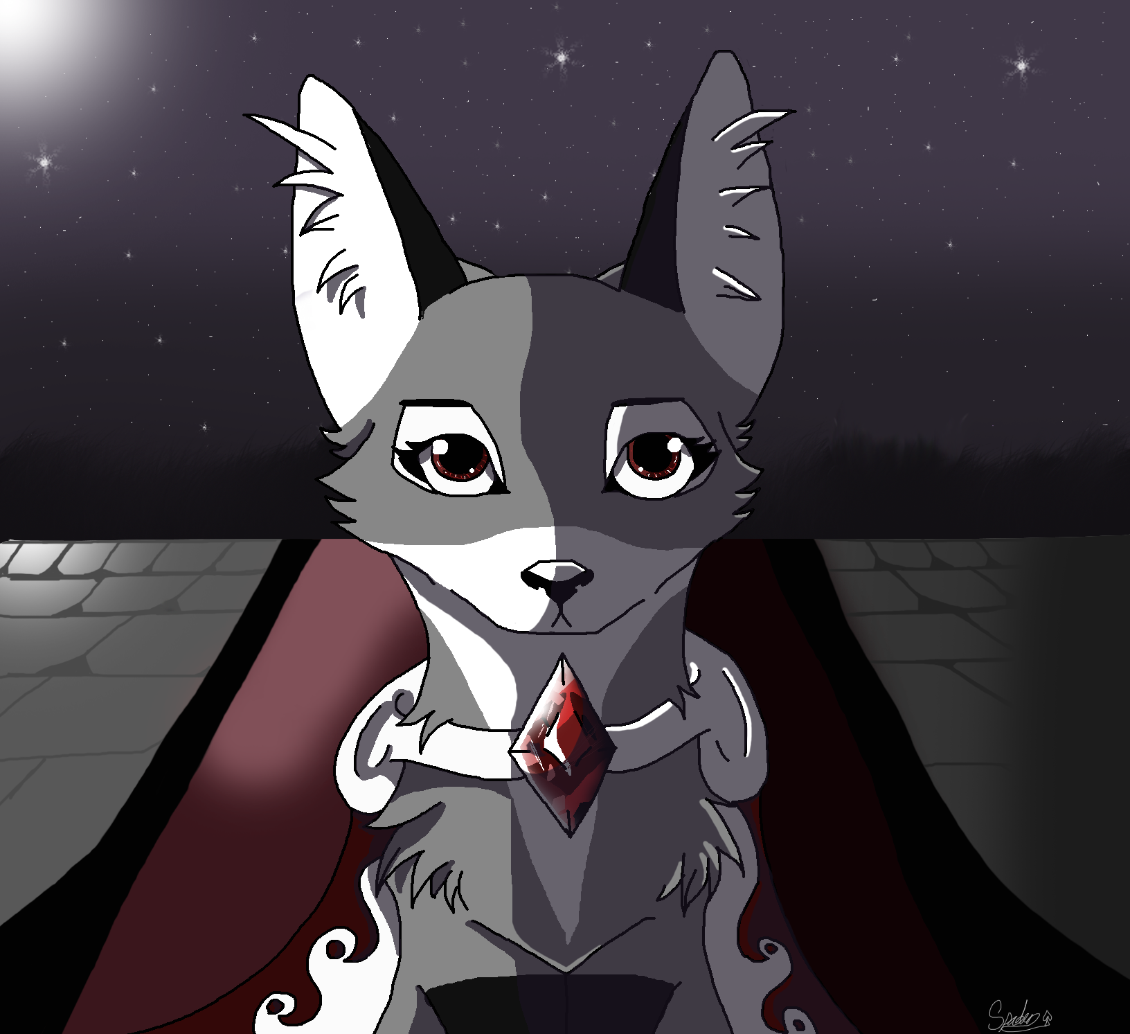 Magma Cat Oc Art by SpadenFox on DeviantArt