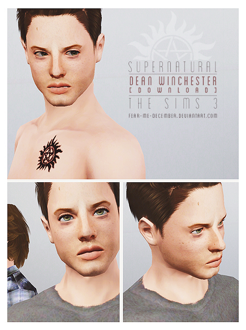 Dean Winchester Sims 3 [DOWNLOAD] by Fear-Me-December on DeviantArt