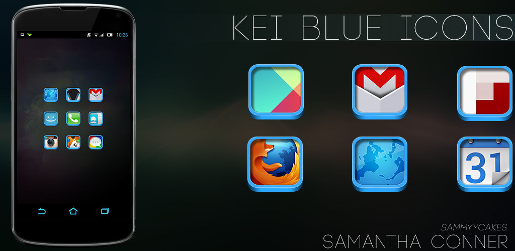 Kei Blue Icon Pack by sammyycakess on DeviantArt