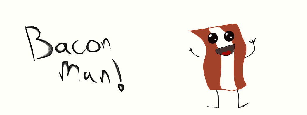 Bacon Man Cartoon