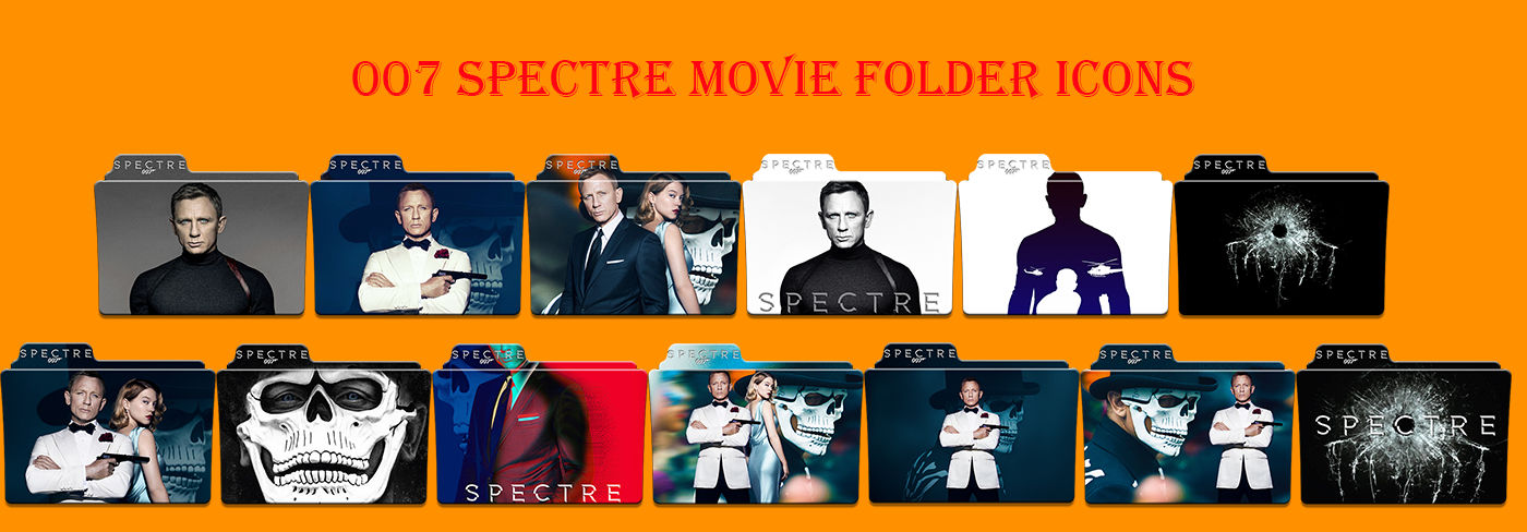 007 Spectre movie icons folder by Aliciax16 on DeviantArt