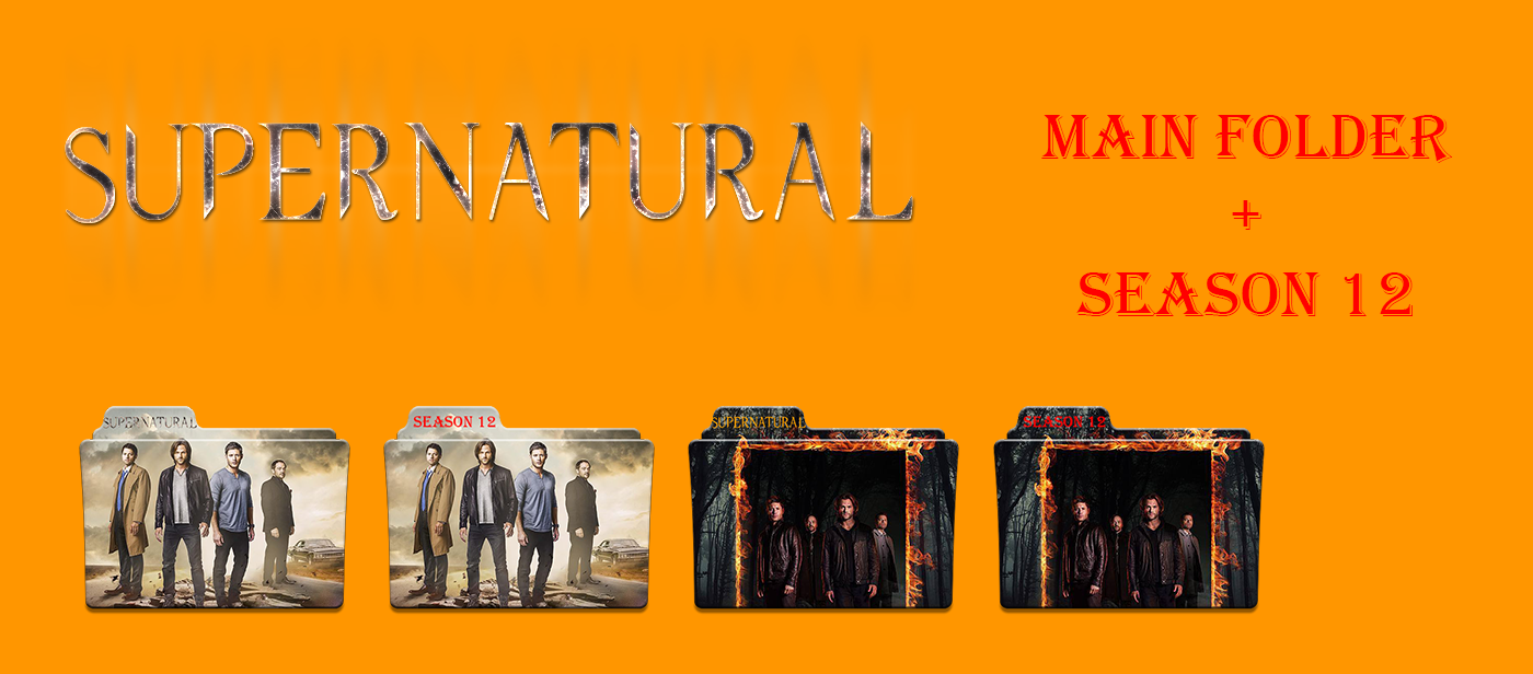 Supernatural Main Folder + Season 12 Icons by Aliciax16 on DeviantArt