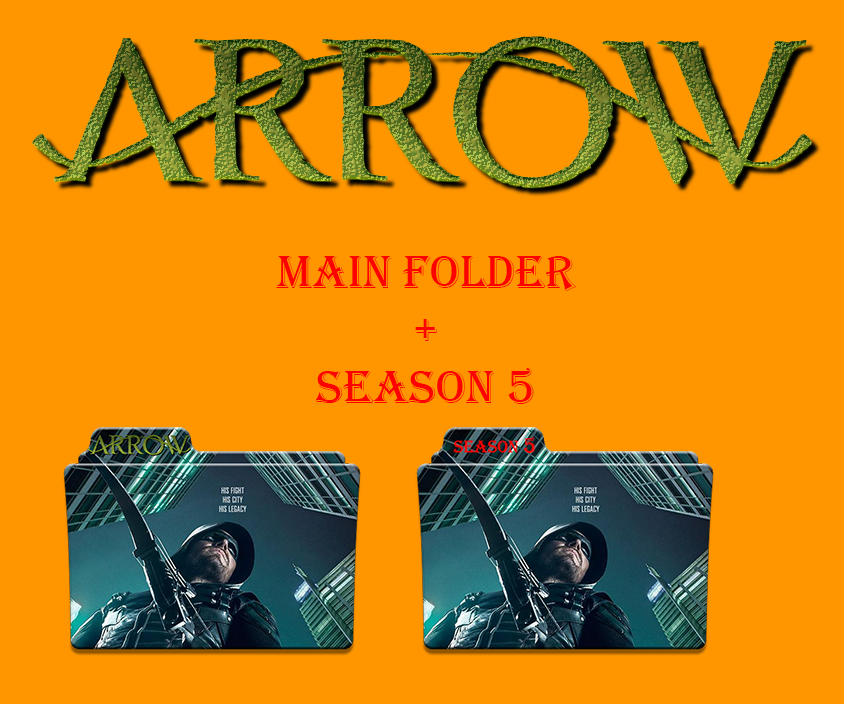 Arrow Main Folder + Season 5 Icons by Aliciax16 on DeviantArt