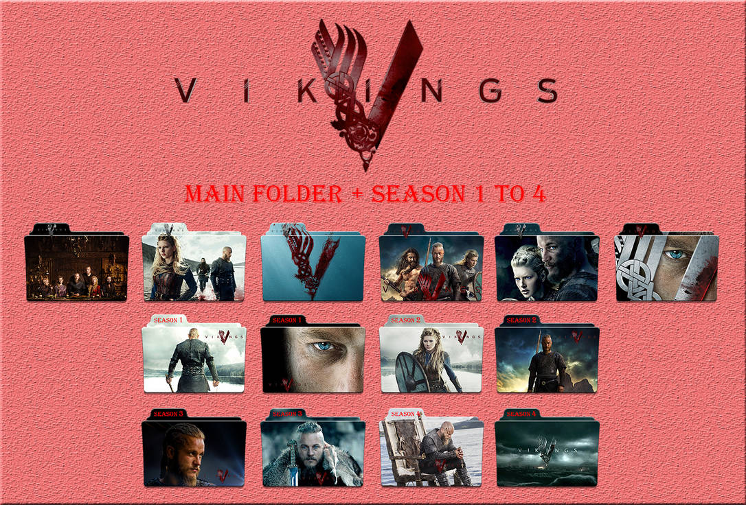 Vikings Main Folder + Season 1 to 4 Icons by Aliciax16 on DeviantArt