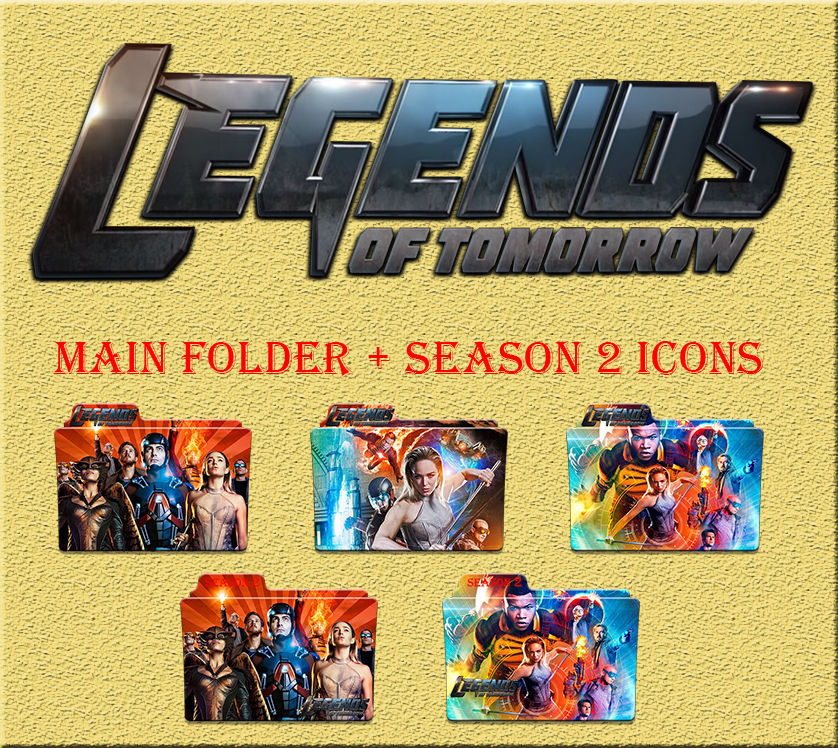 Legends Of Tomorrow Main Folder + Season 2 Icons by Aliciax16 on DeviantArt
