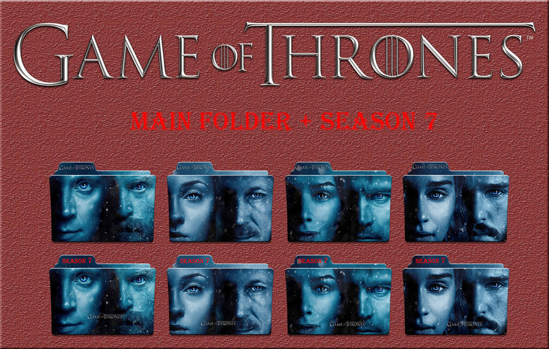 Game Of Thrones Main Folder + Season 7 Icons by Aliciax16 on DeviantArt