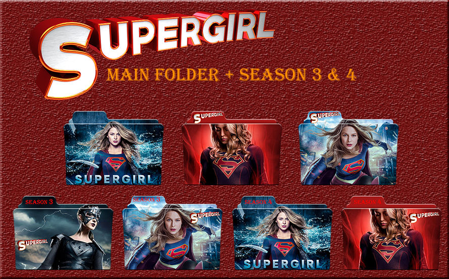 Supergirl Main Folder + Season 3 And 4 Icons by Aliciax16 on DeviantArt