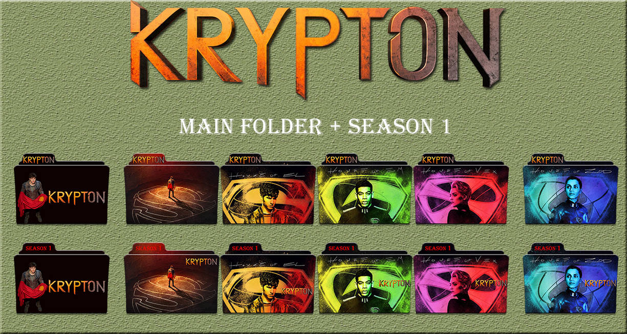 Krypton Main Folder + Season 1 Icons by Aliciax16 on DeviantArt