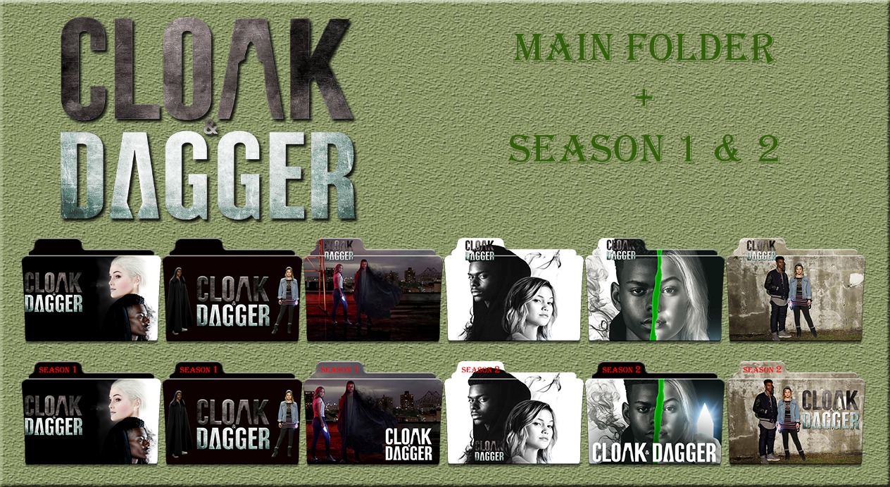 Cloak And Dagger Main Folder + Season 1 To 2 Icons by Aliciax16 on DeviantArt