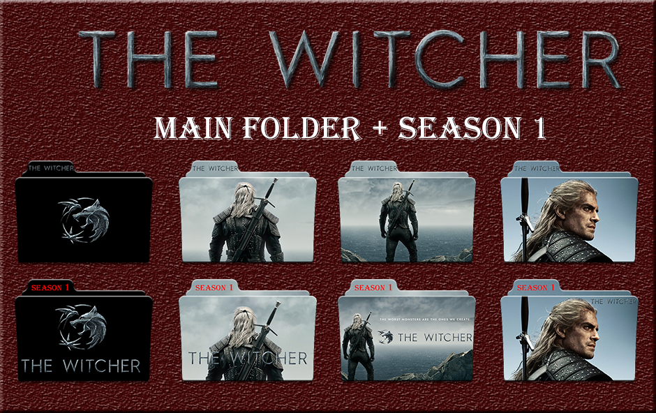 The Witcher Main Folder + Season 1 Icons by Aliciax16 on DeviantArt