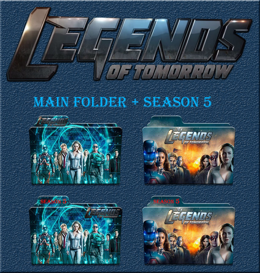 Legends Of Tomorrow Main Folder + Season 5 Icons by Aliciax16 on DeviantArt