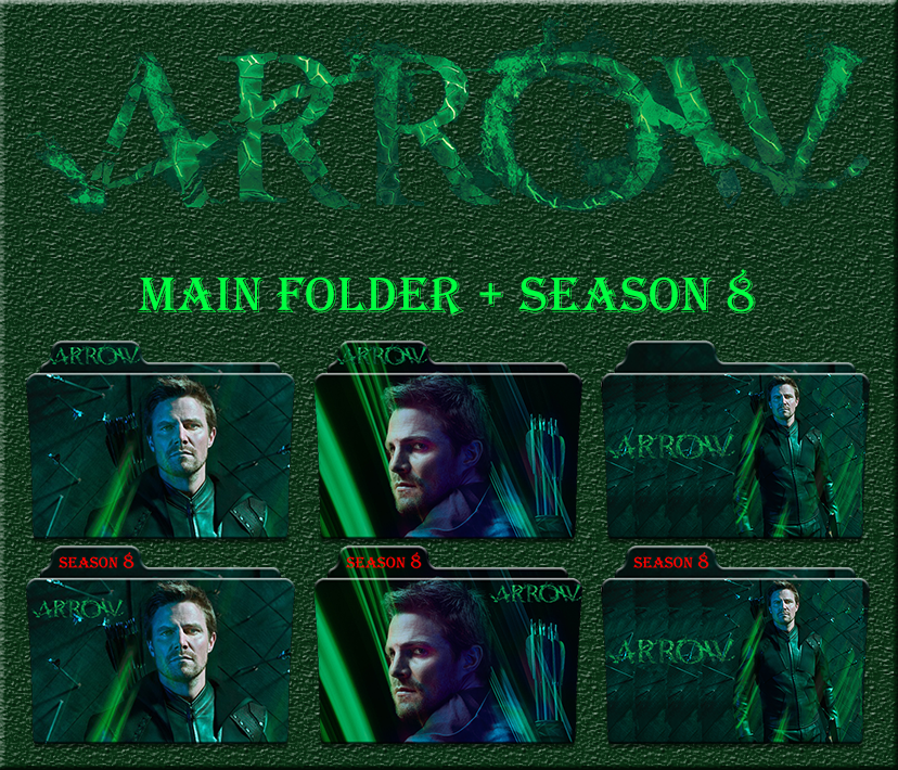 Arrow Main Folder + Season 8 Icons by Aliciax16 on DeviantArt