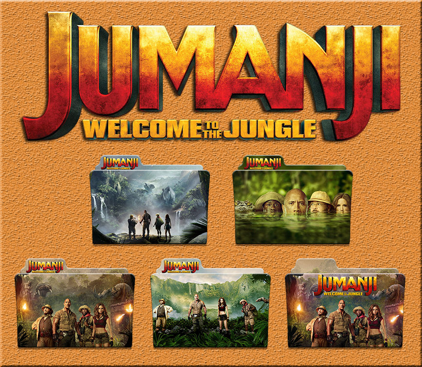 Jumanji Welcome To The Jungle Movie Icons by Aliciax16 on DeviantArt