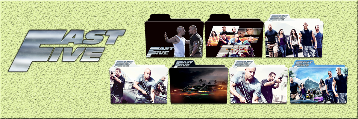 Fast Five Movie Icons by Aliciax16 on DeviantArt