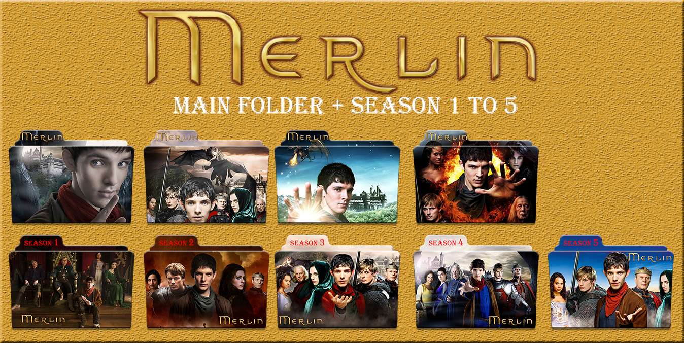 Merlin Main Folder + Season 1 To 5 Icons by Aliciax16 on DeviantArt