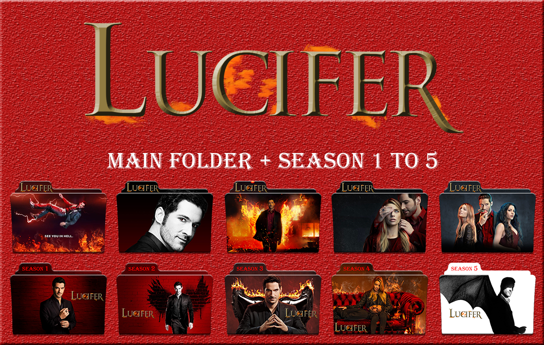Lucifer Main Folder + Season 1 To 5 Icons by Aliciax16 on DeviantArt
