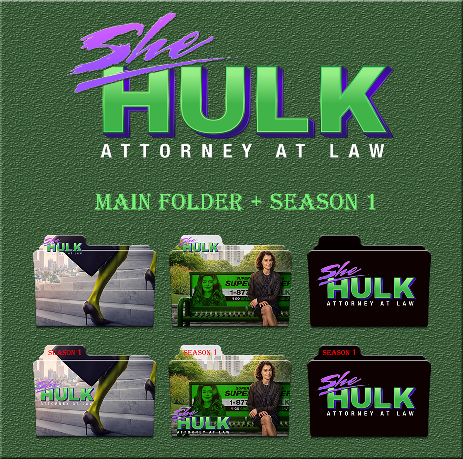She Hulk Main Folder + Season 1 Icons by Aliciax16 on DeviantArt