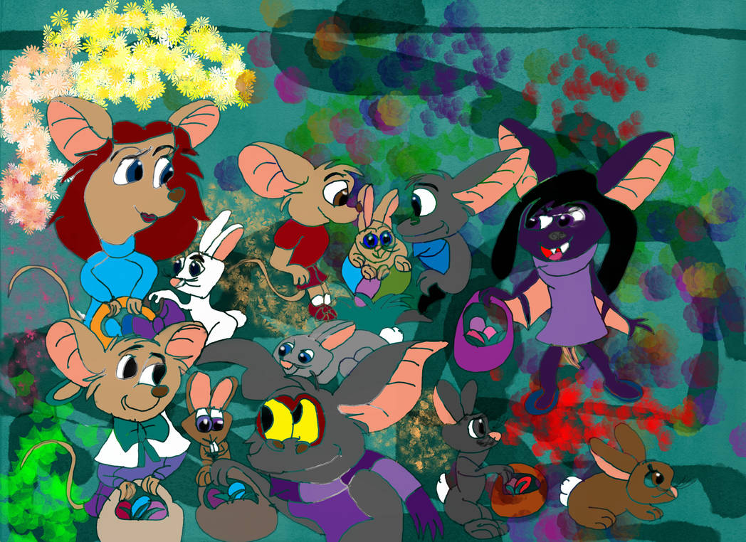 Fidget's and Olivia's Easter Egg Hunt by Disneyfangirl774 on DeviantArt