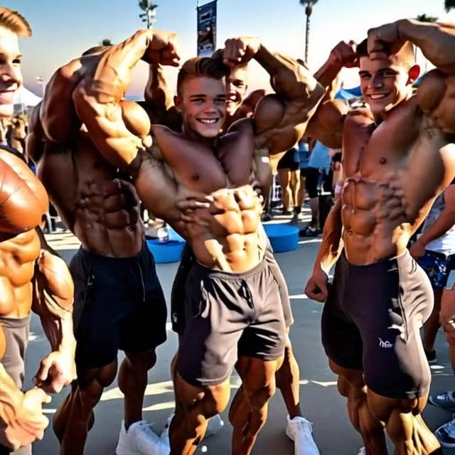 Muscle beach carnival by GlobeAlo on DeviantArt