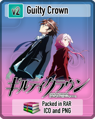 Guilty Crown Anime Icon v2 by amirovic on DeviantArt