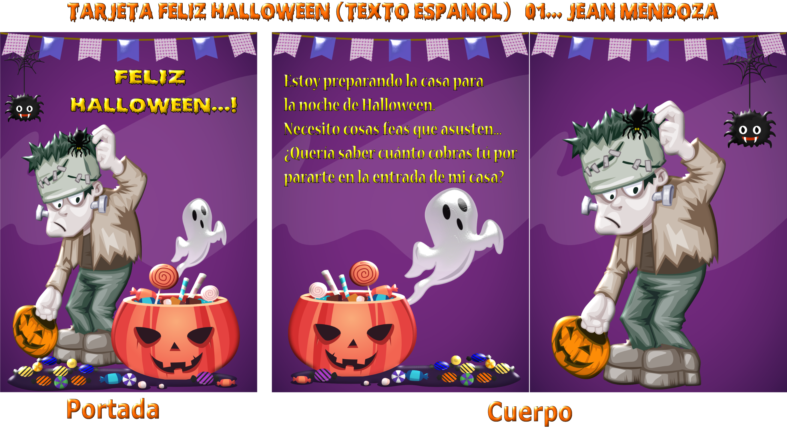 Halloween Tarjetas Para Imprimir