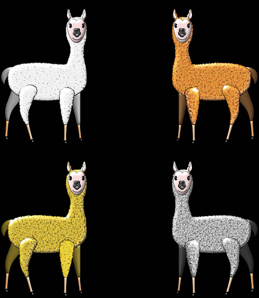 Llamas-06 by Creaciones-Jean on DeviantArt