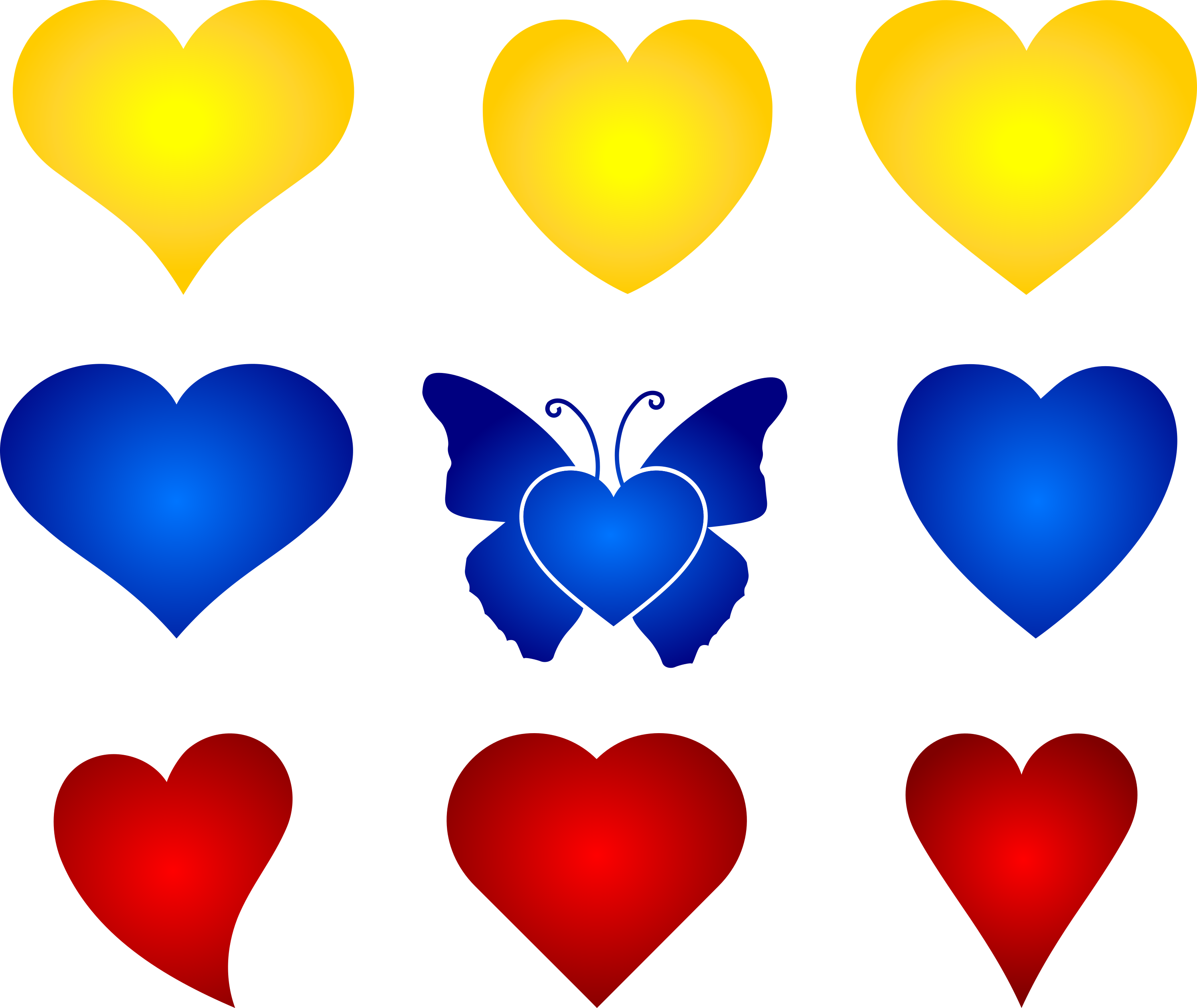 Corazones De Colores Png