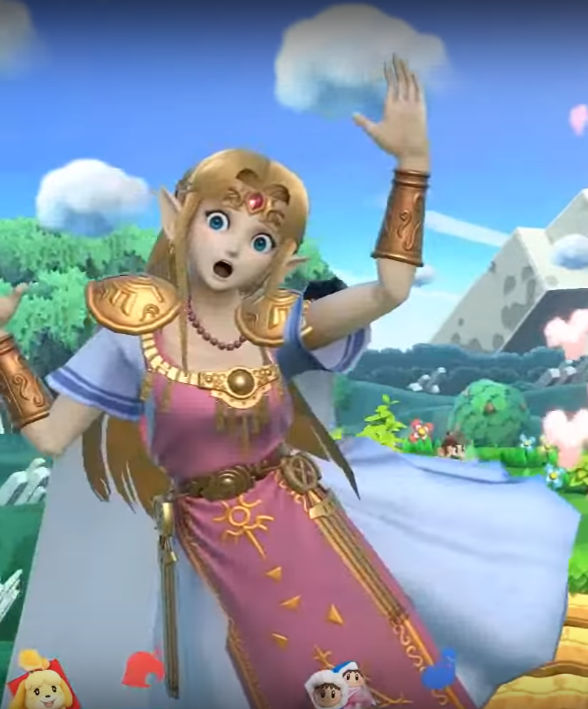 Super Smash Bros. Ultimate Zelda Screen KO by GhostNinja198 on DeviantArt