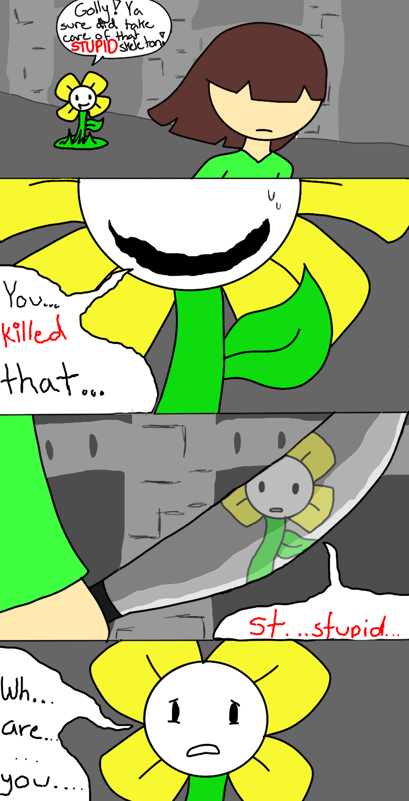 Flowey's Death (Part 1) by Mochii-Kyoki on DeviantArt