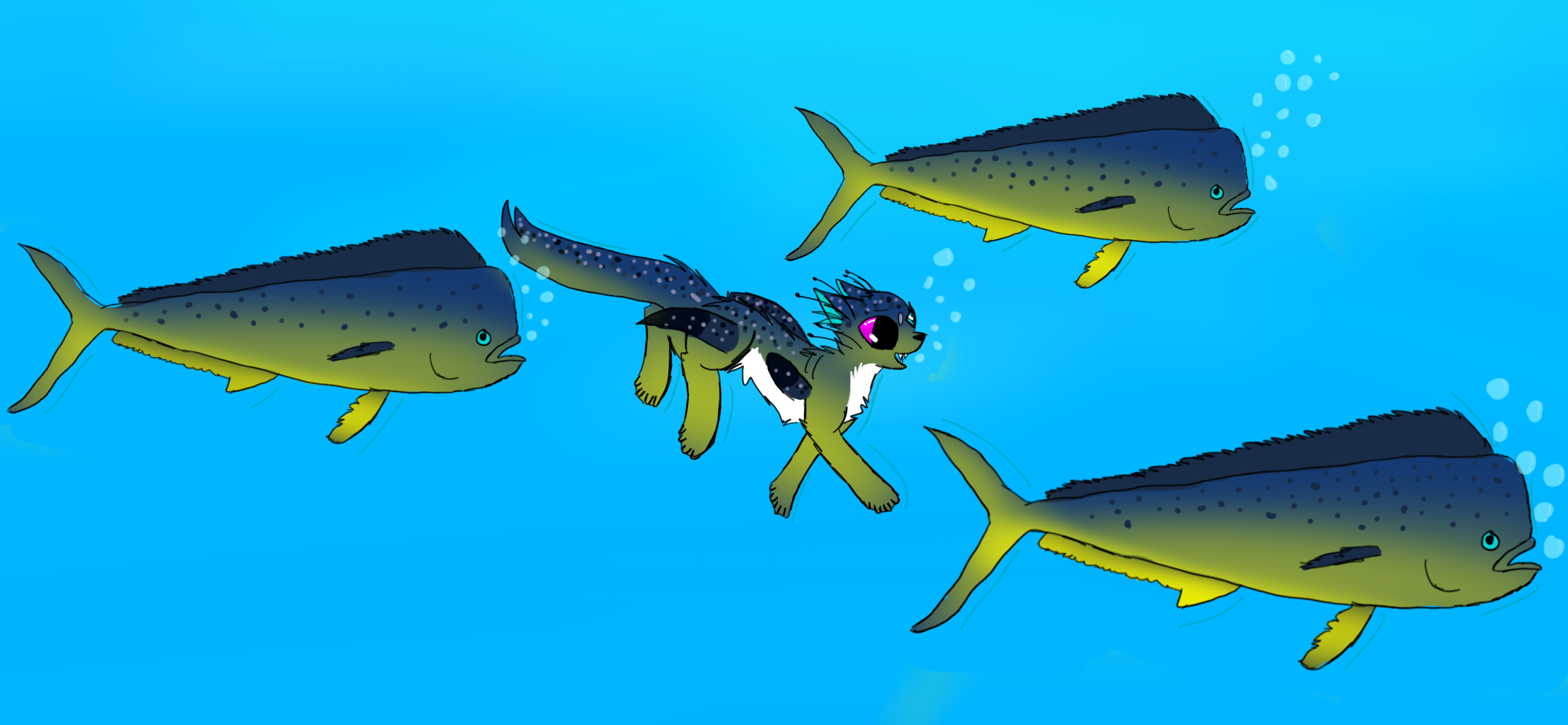 Mahi Mahi by OpalArtz on DeviantArt
