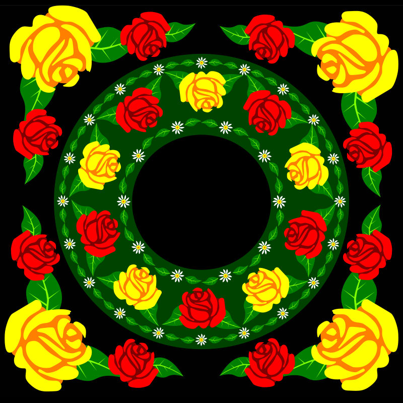 Canal Art - Roses in a square in a roundabout way by Robohippyv2 on ...