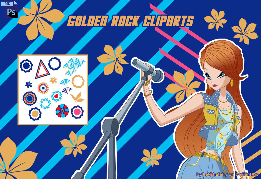 Golden Rock Cliparts by Latishafairy on DeviantArt