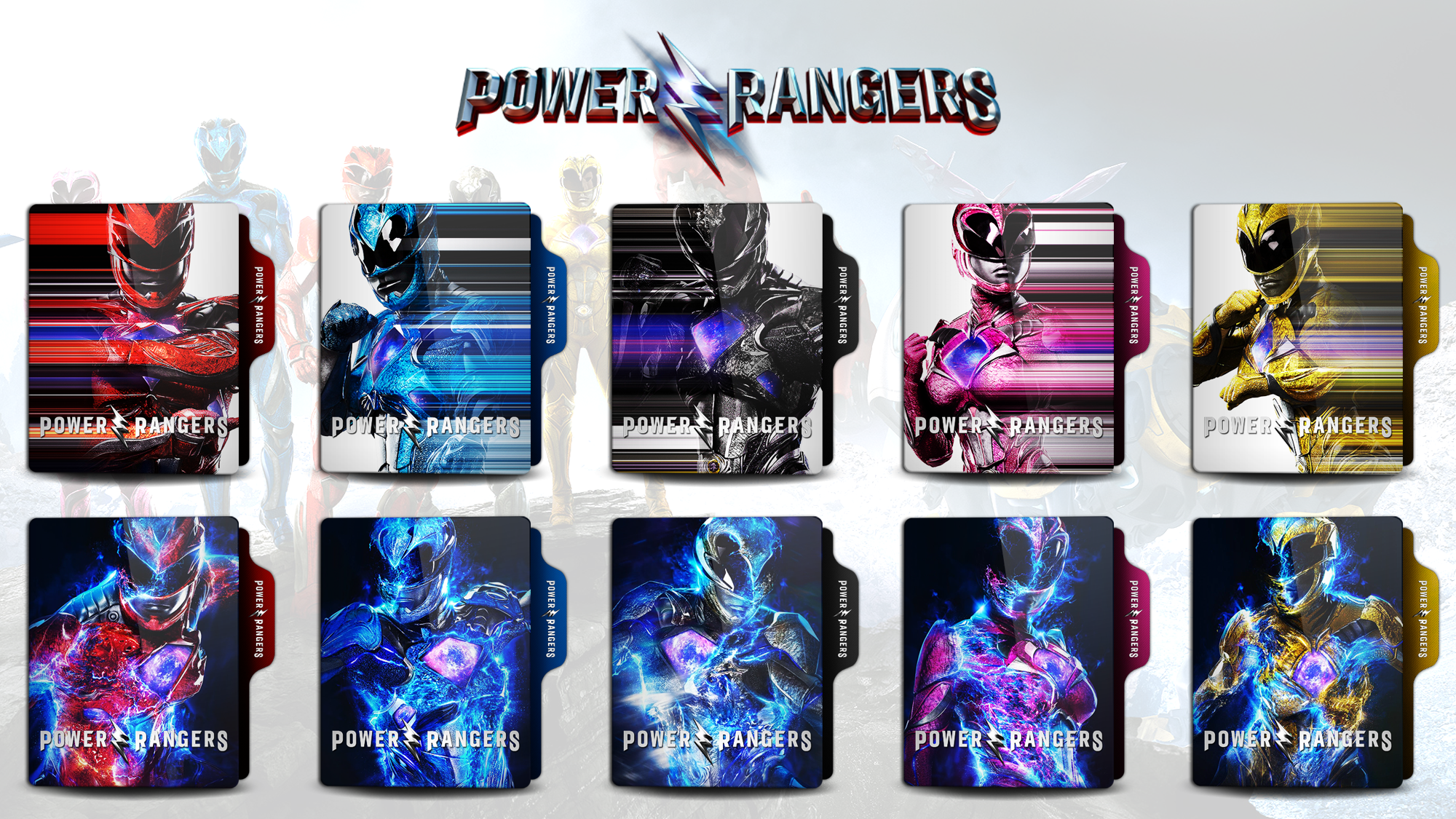 Power Rangers Folder Icon by faelpessoal on DeviantArt