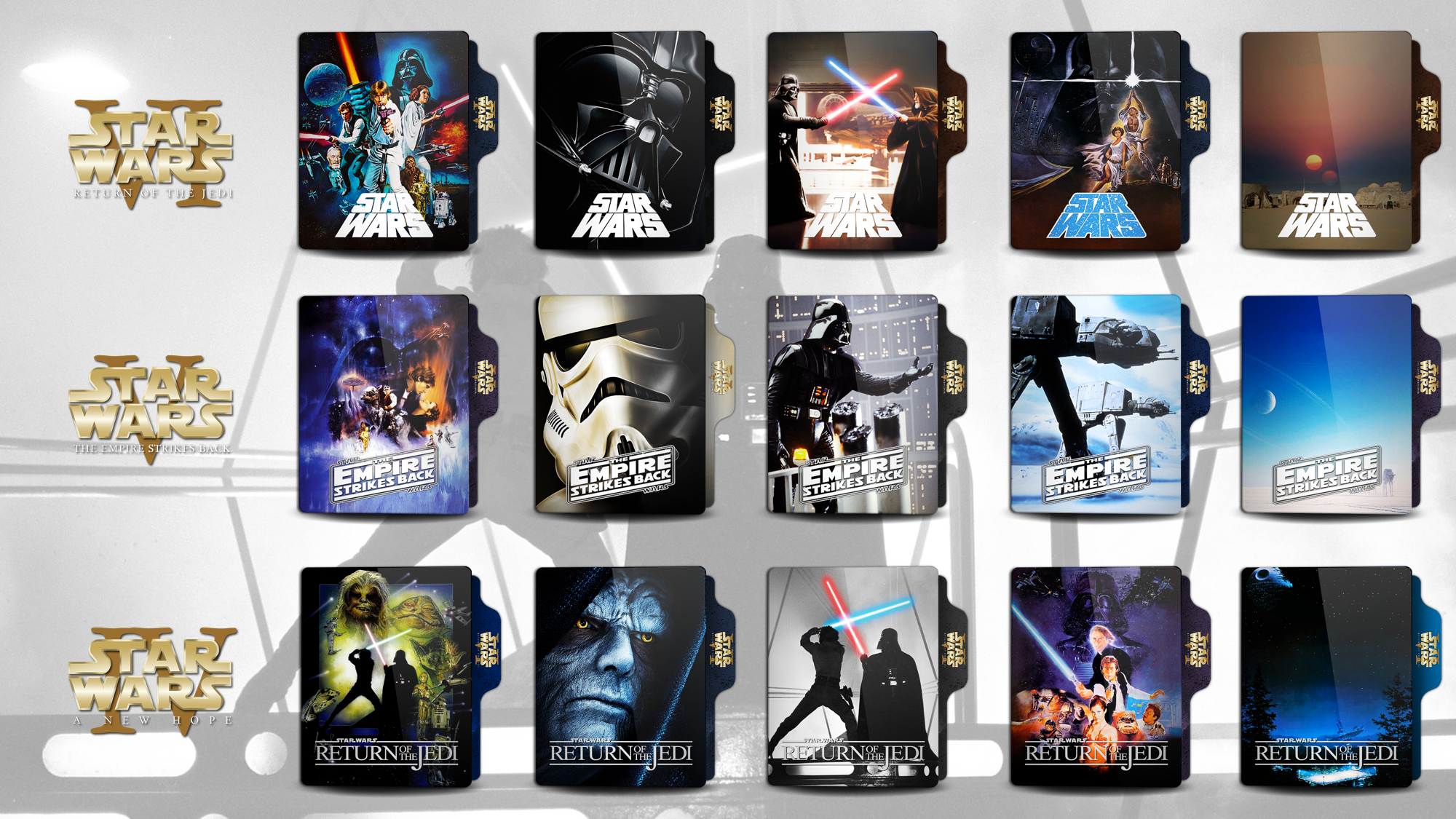Star Wars Original Trilogy Folder Icon by faelpessoal on DeviantArt