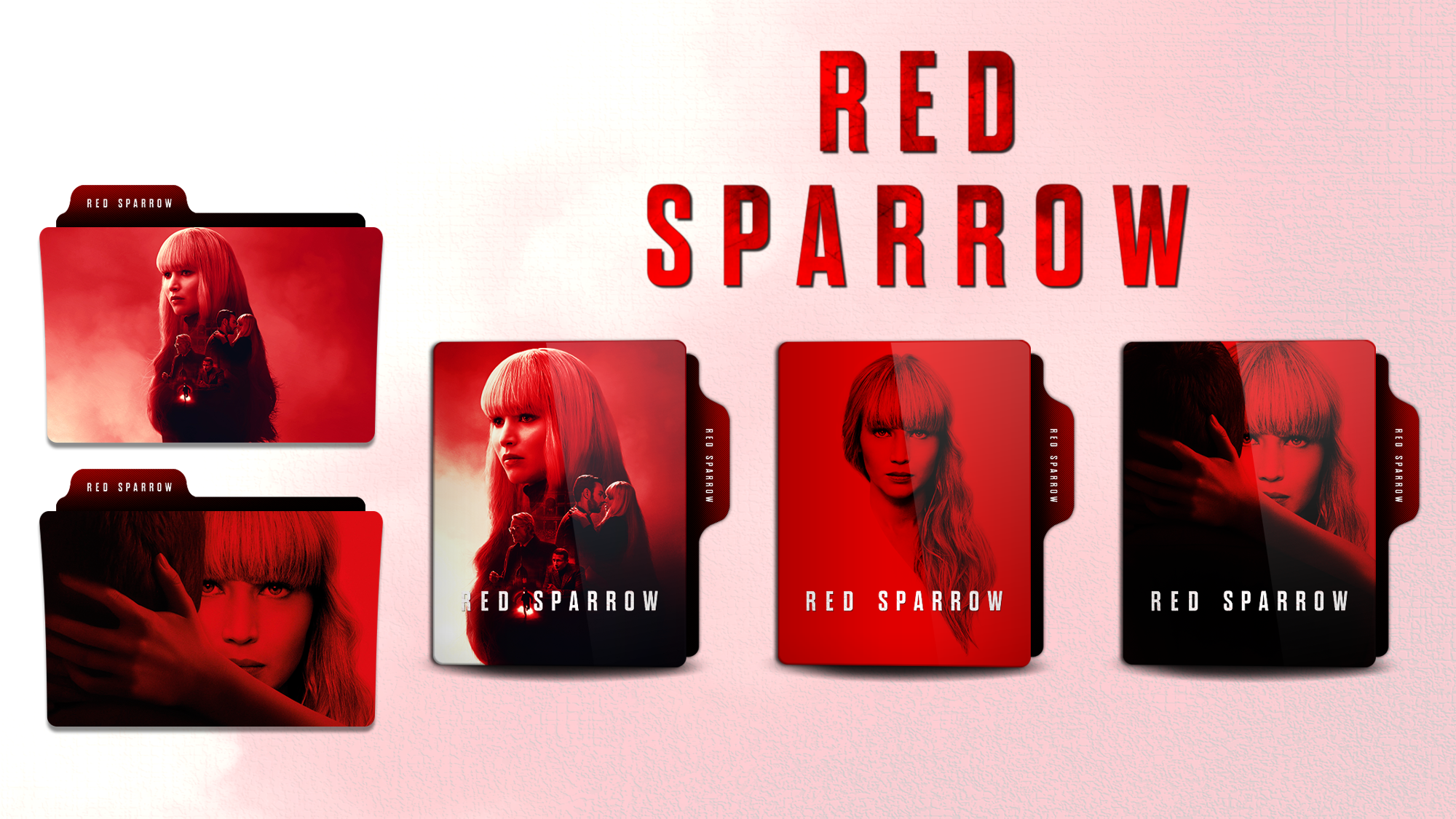 Red Sparrow Folder Icon by faelpessoal on DeviantArt