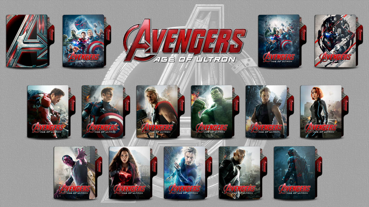 Avengers Age Of Ultron Folder Icon by faelpessoal on DeviantArt