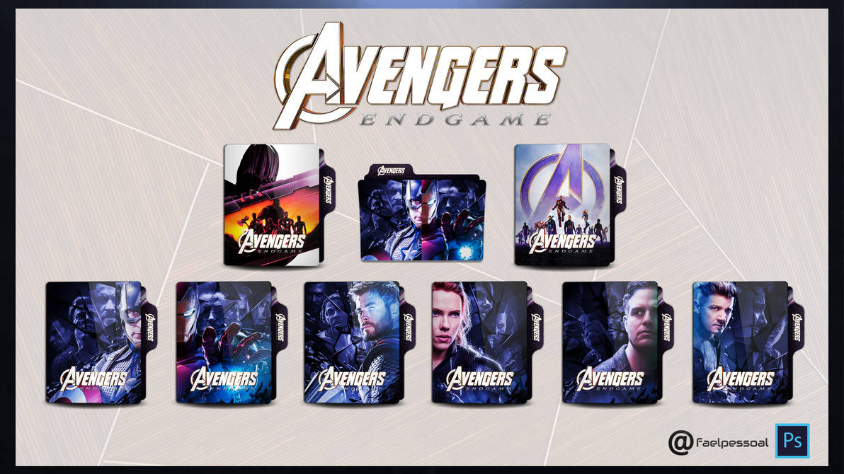 Avengers Endgame Folder Icon V2 by faelpessoal on DeviantArt
