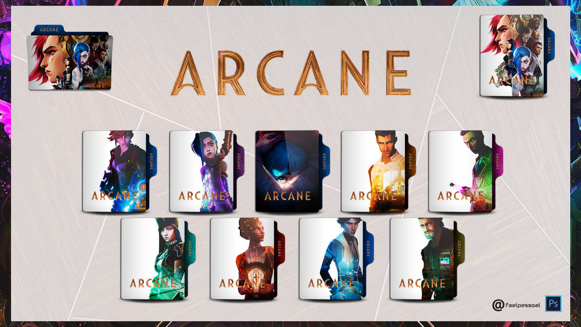 Arcane Folder Icon by faelpessoal on DeviantArt