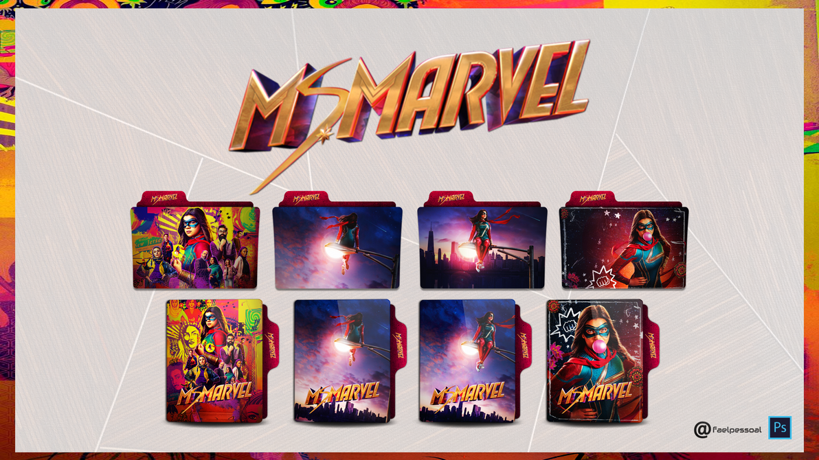 Ms. Marvel Folder Icon by faelpessoal on DeviantArt