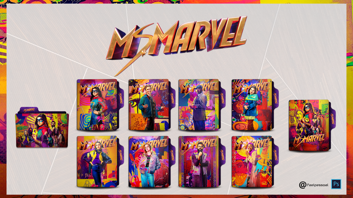 Ms. Marvel Folder Icon by faelpessoal on DeviantArt