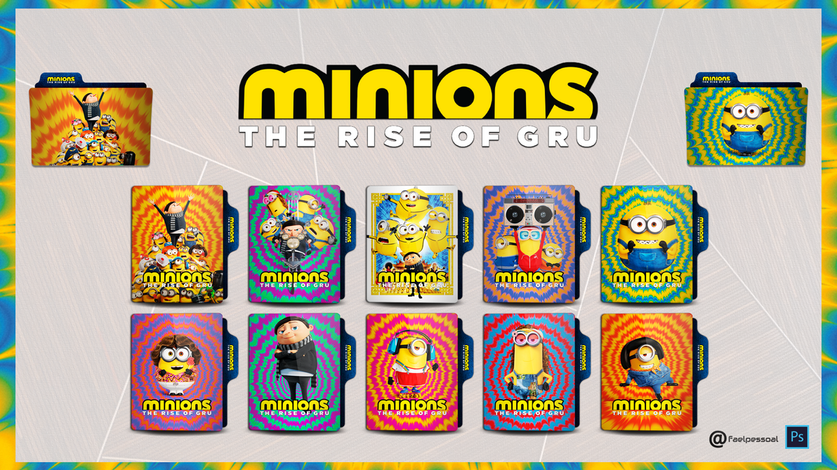 Minions - The Rise of Gru Folder Icon by faelpessoal on DeviantArt