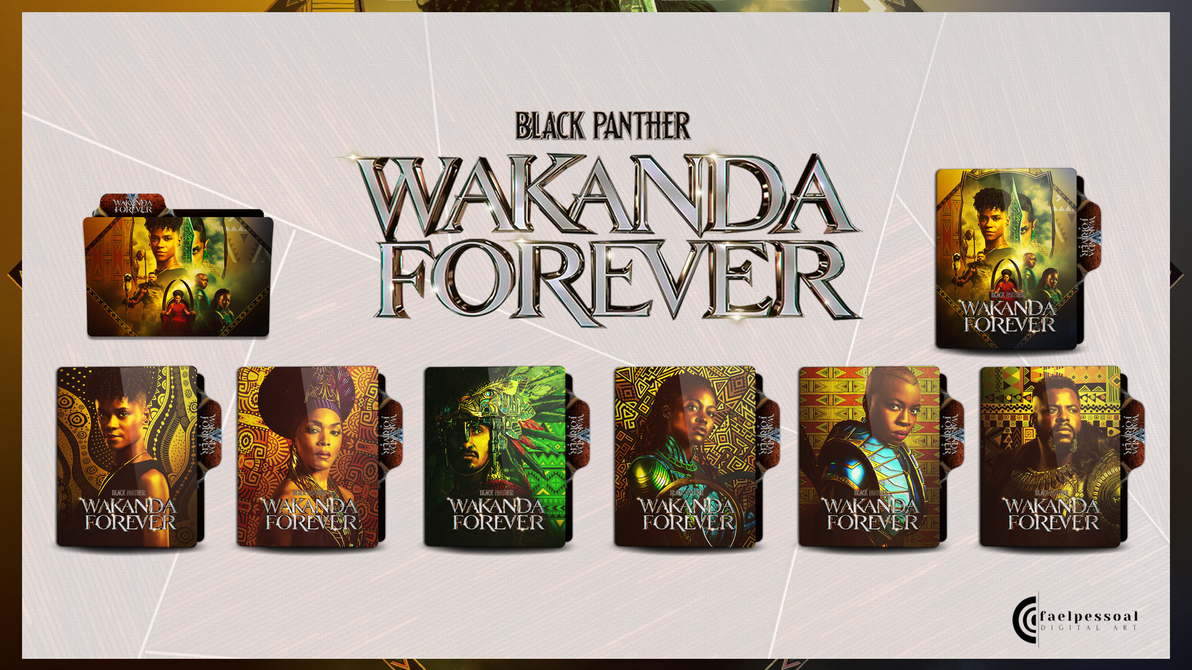 Black Panther Wakanda Forever Folder Icon by faelpessoal on DeviantArt