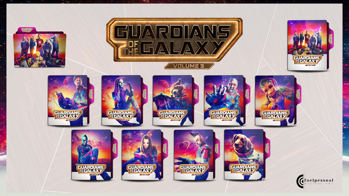 Guardians of the Galaxy Vol. 3 Folder Icon by faelpessoal on DeviantArt