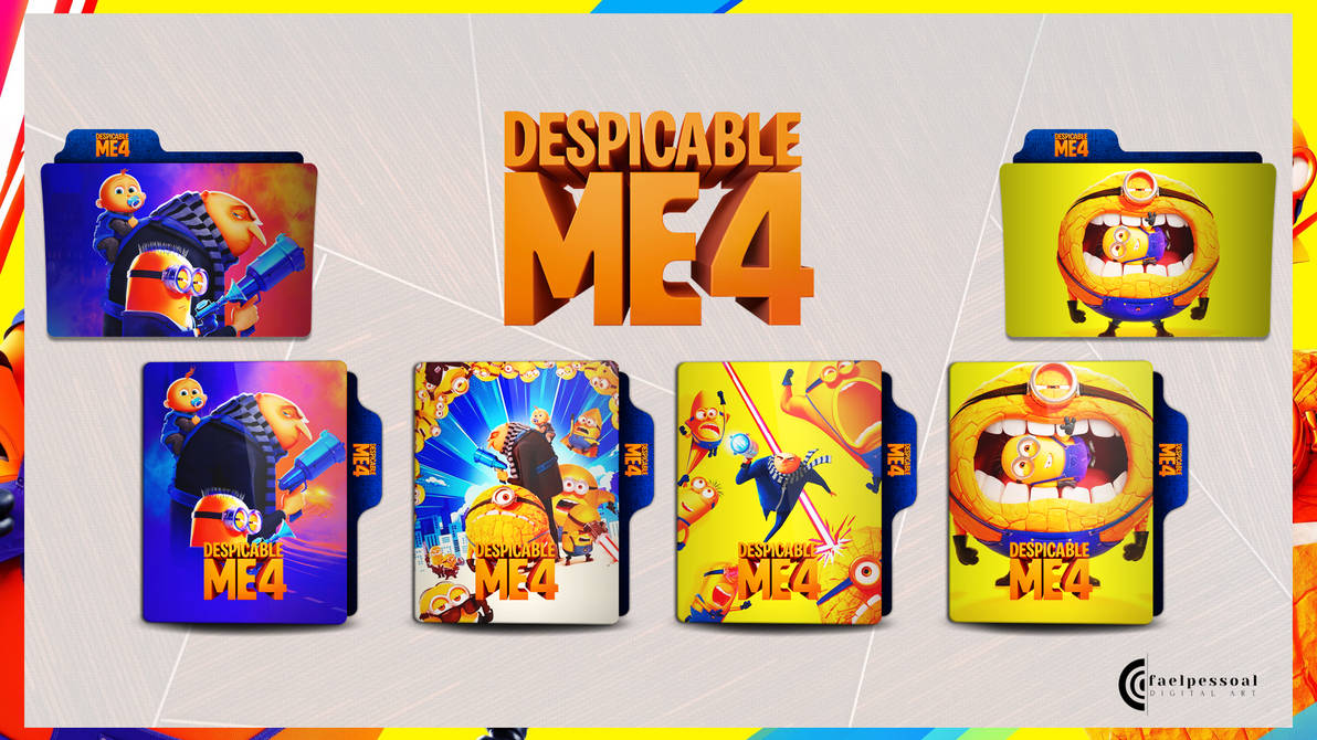Despicable Me 4 Folder Icon by faelpessoal on DeviantArt