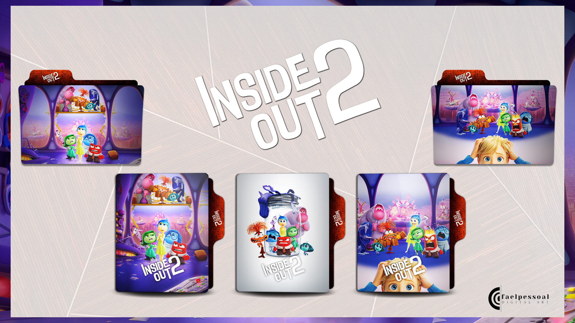 Inside Out 2 Folder Icon by faelpessoal on DeviantArt