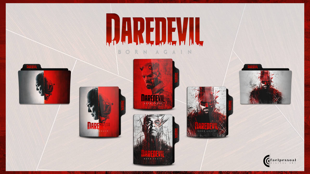 Daredevil Born Again Folder Icon by faelpessoal on DeviantArt
