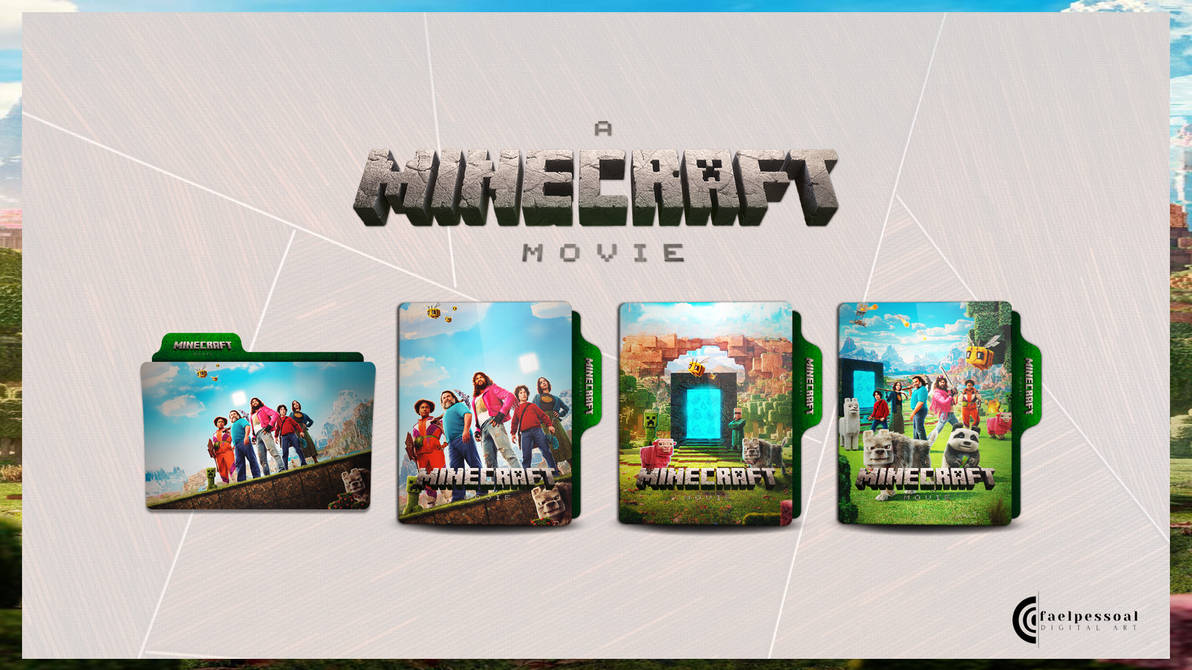 A Minecraft Movie Folder Icon by faelpessoal on DeviantArt