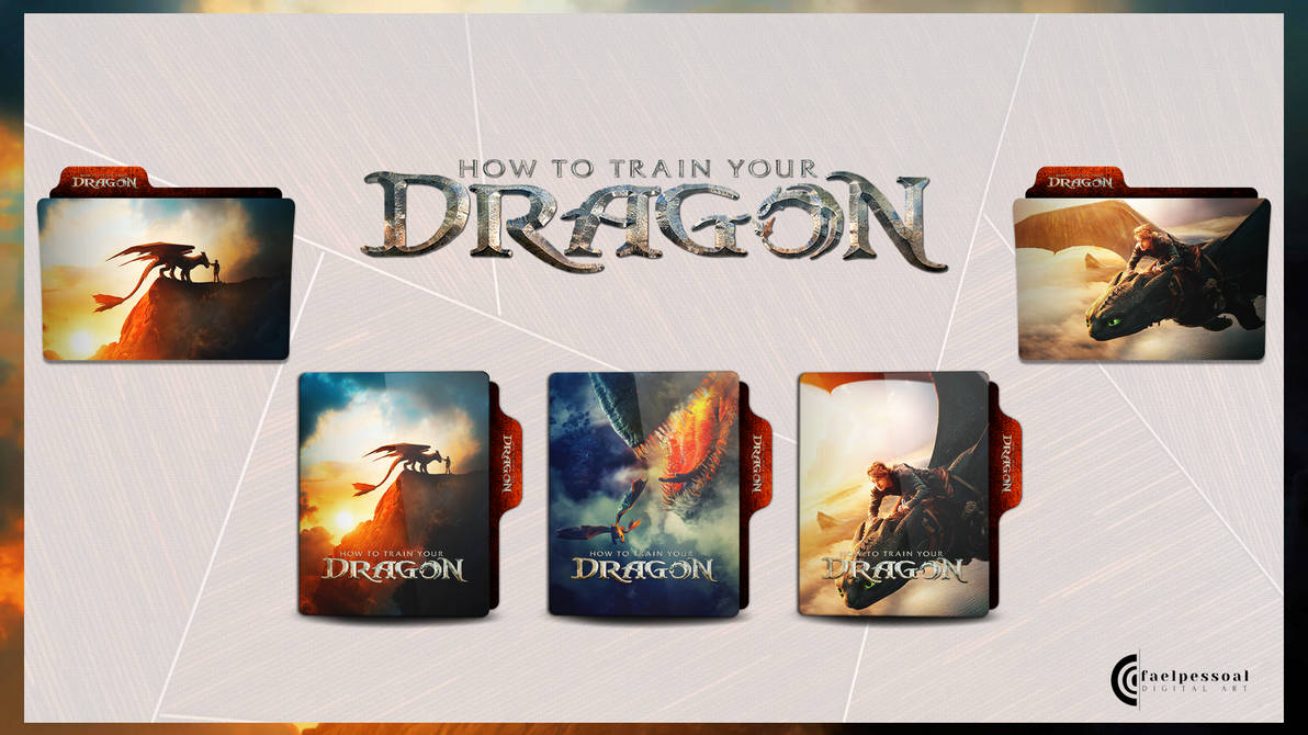 How to Train Your Dragon Folder Icon by faelpessoal on DeviantArt