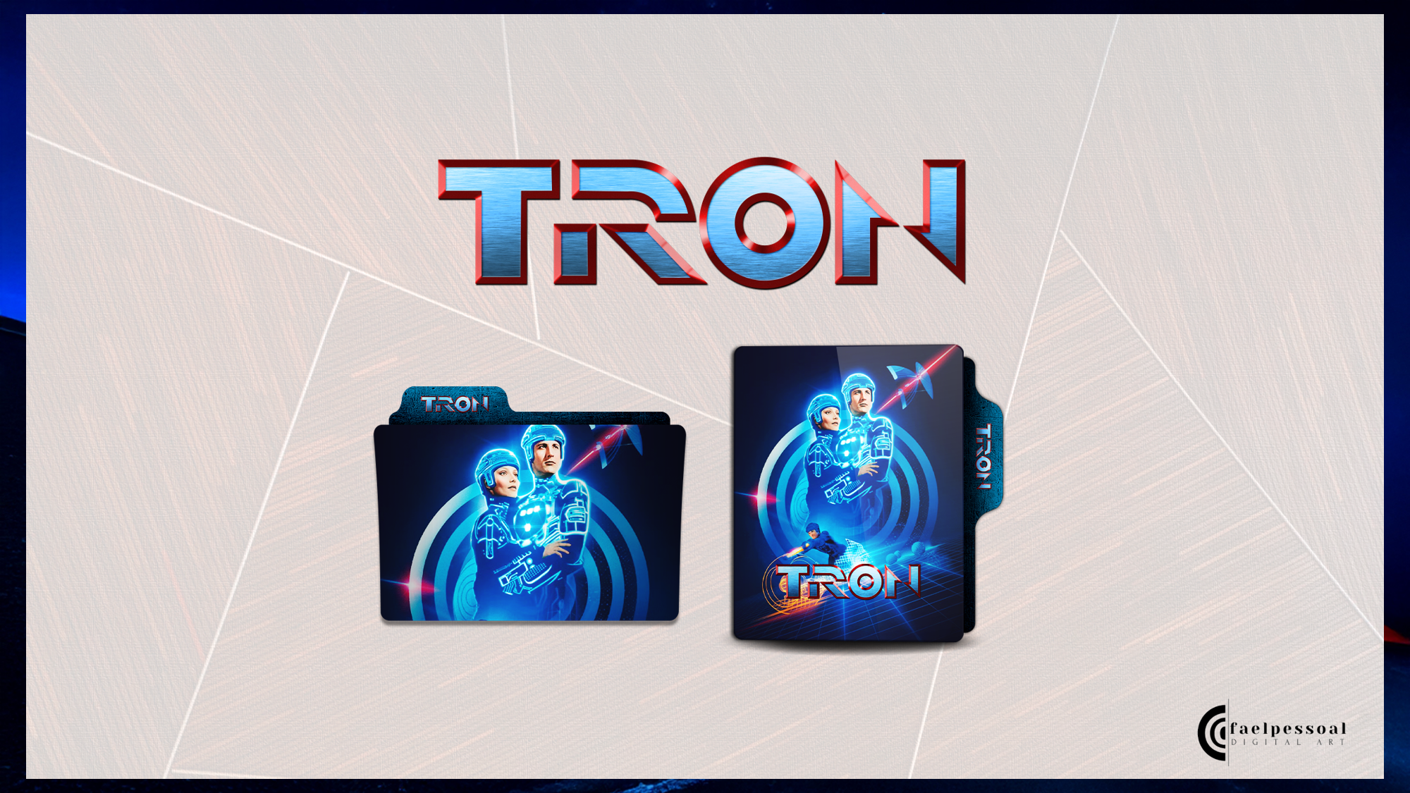 Tron Folder Icon by faelpessoal on DeviantArt