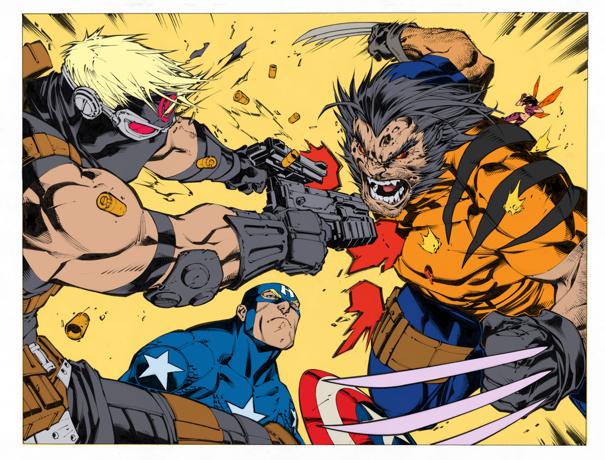 Hawkeye vs Wolverine Flats by joeyboylondon on DeviantArt